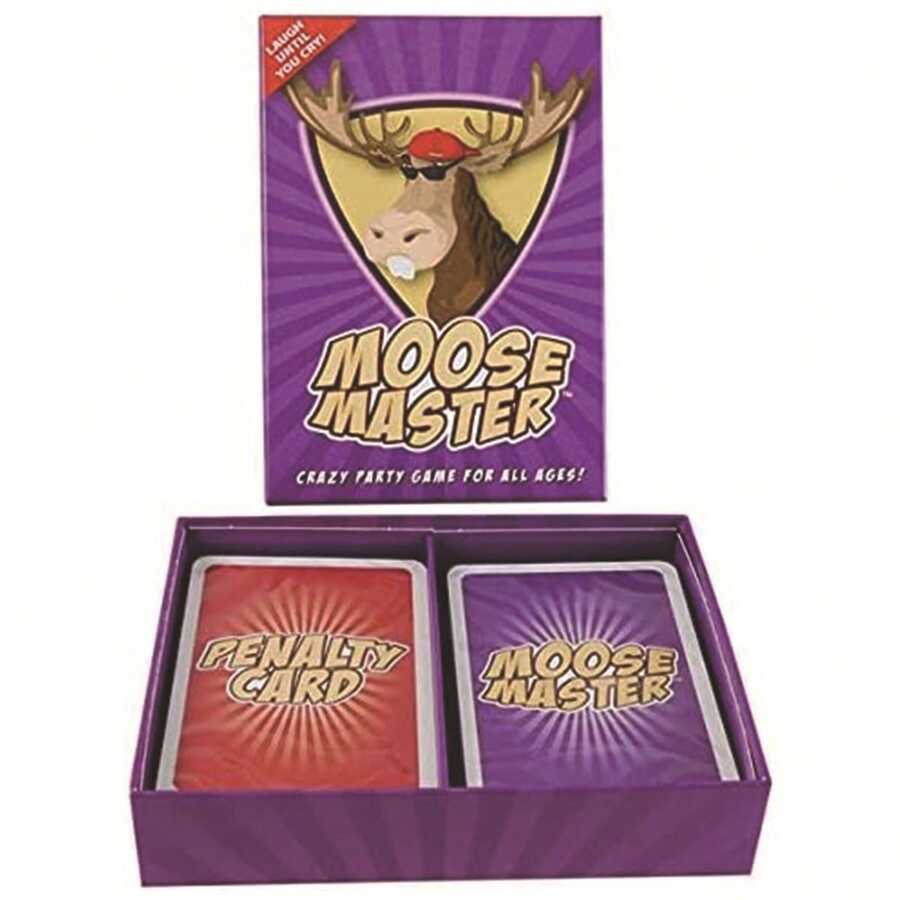 1pc Moose Master Jogo de Cartas para Beber, Jogo de Cartas para Festas ...
