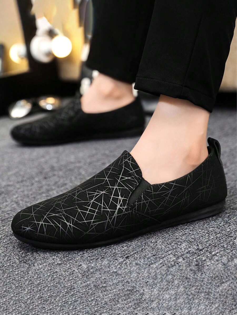 2024 Fall New Fashion Men's Breathable Loafers Slip-On Casual Driving ...