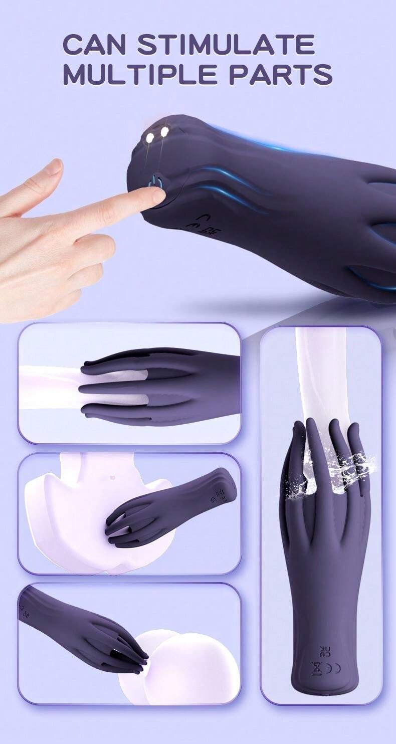 Tasse avion à 8 doigts pour l'entraînement à la masturbation masculine avec 10 modes de ...