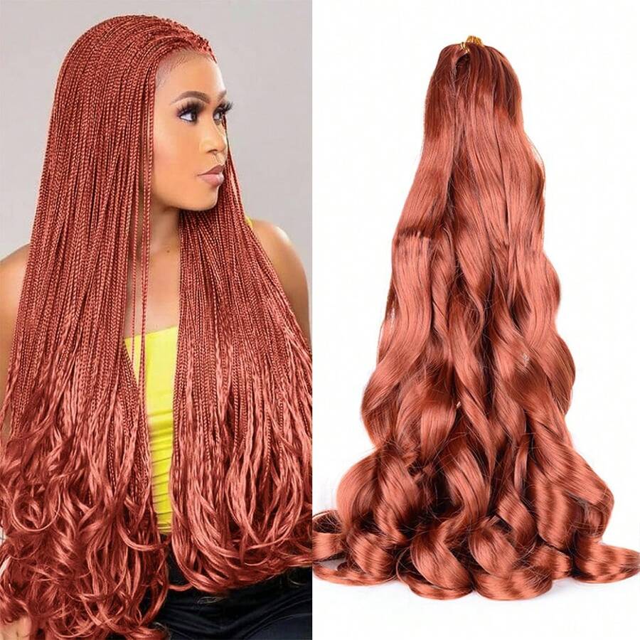 French Curly Braiding Hair 24 Inch Bouncy Braiding Hair French Curls ...