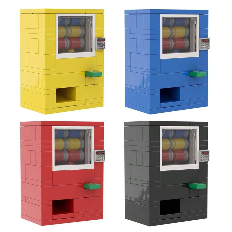 Small Brick Building Blocks Drink Vending Machine City Building Scene ...