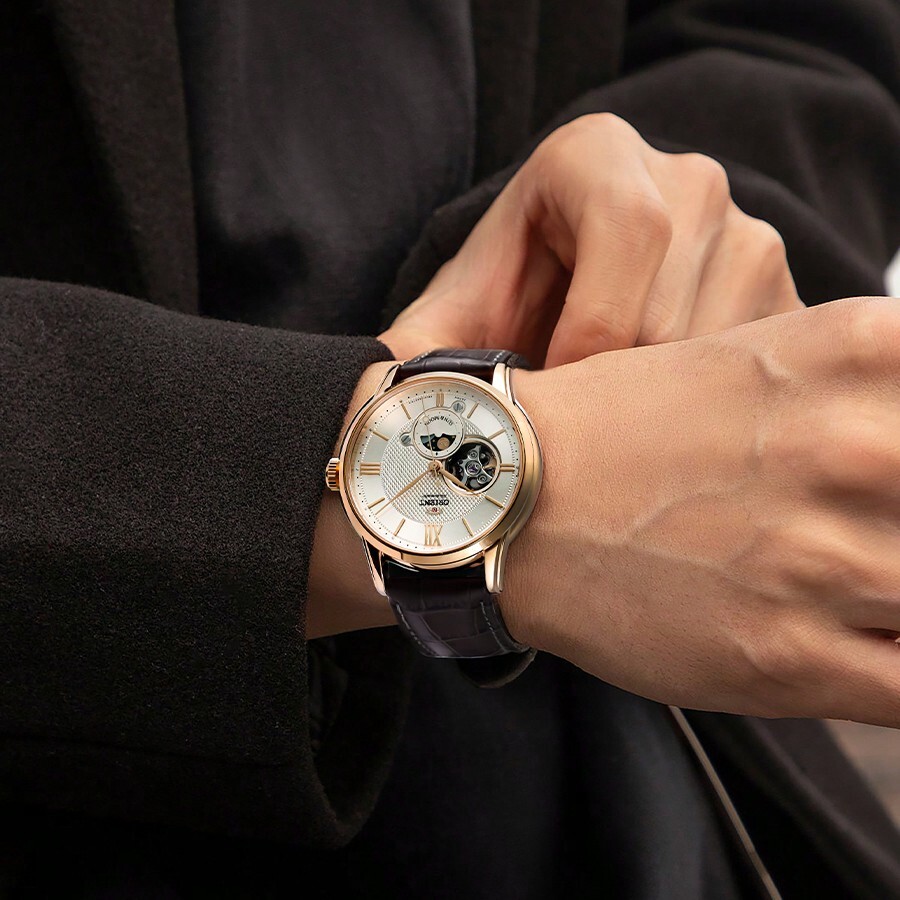 Orient Orient Automatic Mechanical Watch Men's Sun And Moon Dial Watch ...