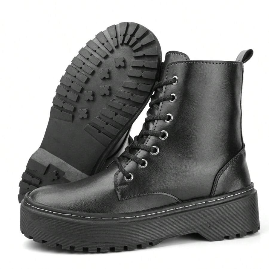 Bota Coturno Feminino com Plataforma Favorito do Momento | SHEIN Brasil