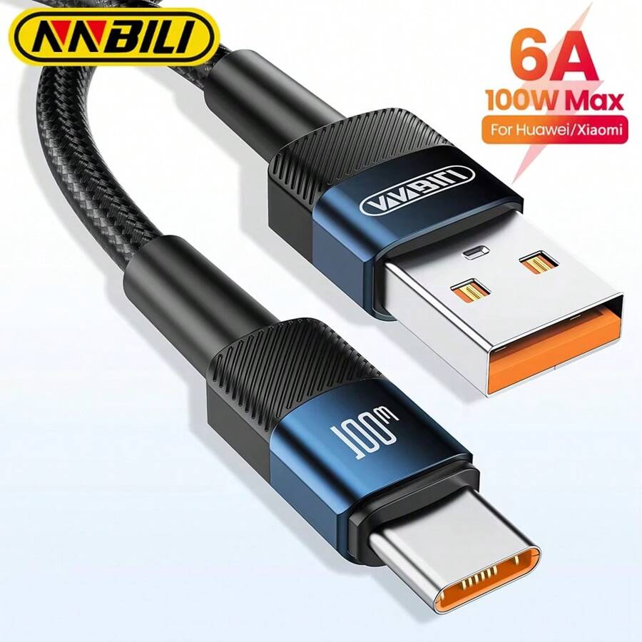 NNBILI 100W USB Type C Cable Compatible With Xiaomi POCO Compatible ...