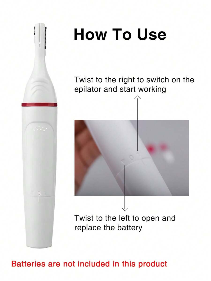 GENAI Mini Epilator, Eyebrow Trimmer For Women, Facial Hair Razor ...