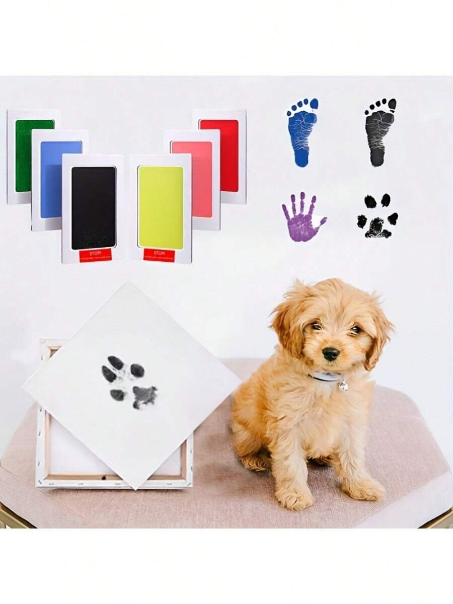 Touchless Pet Paw Print Ink Pad - Create Lasting Memories Of Your ...