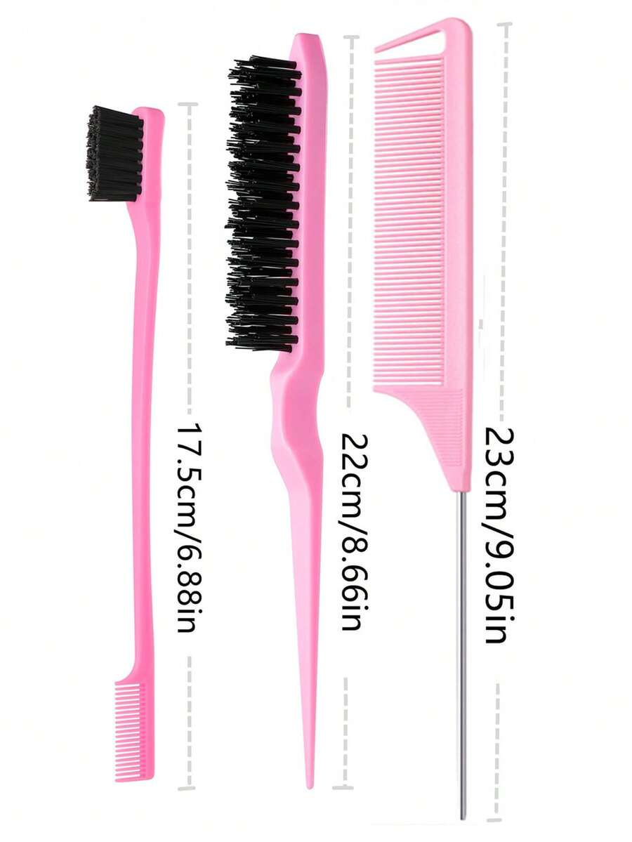 4pcs Hair Styling Comb Set, Curling Comb For Women, Men And Children ...