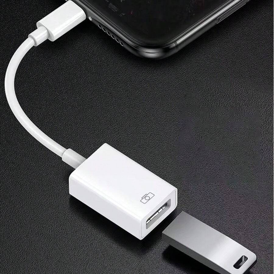 Type-C To USB OTG Adapter Cable, Phone U Disk Reader OTG Converter Type ...