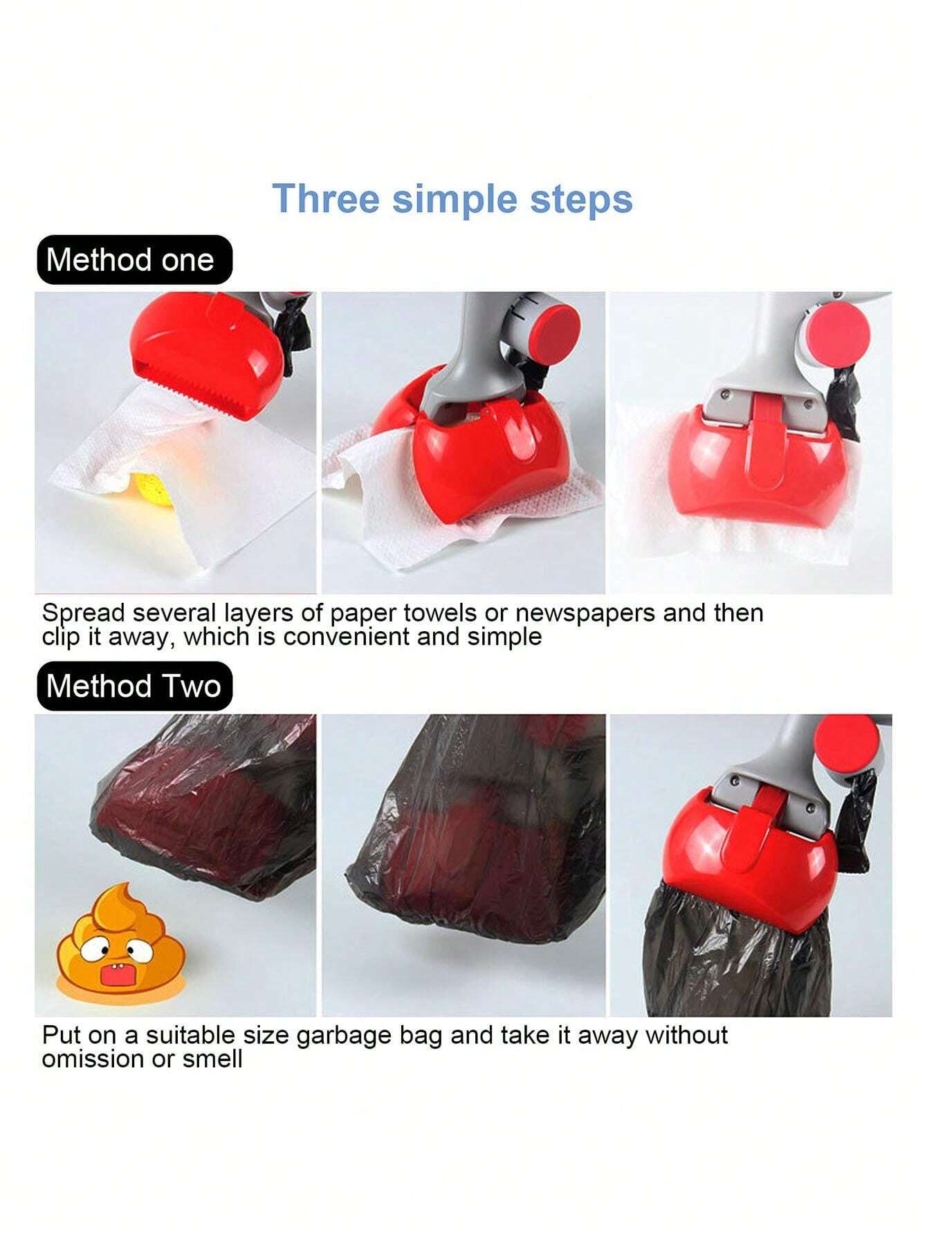 Pet Dog Pooper Scooper Portable Outdoor Cleaner Garbage Picker Poop Bag ...
