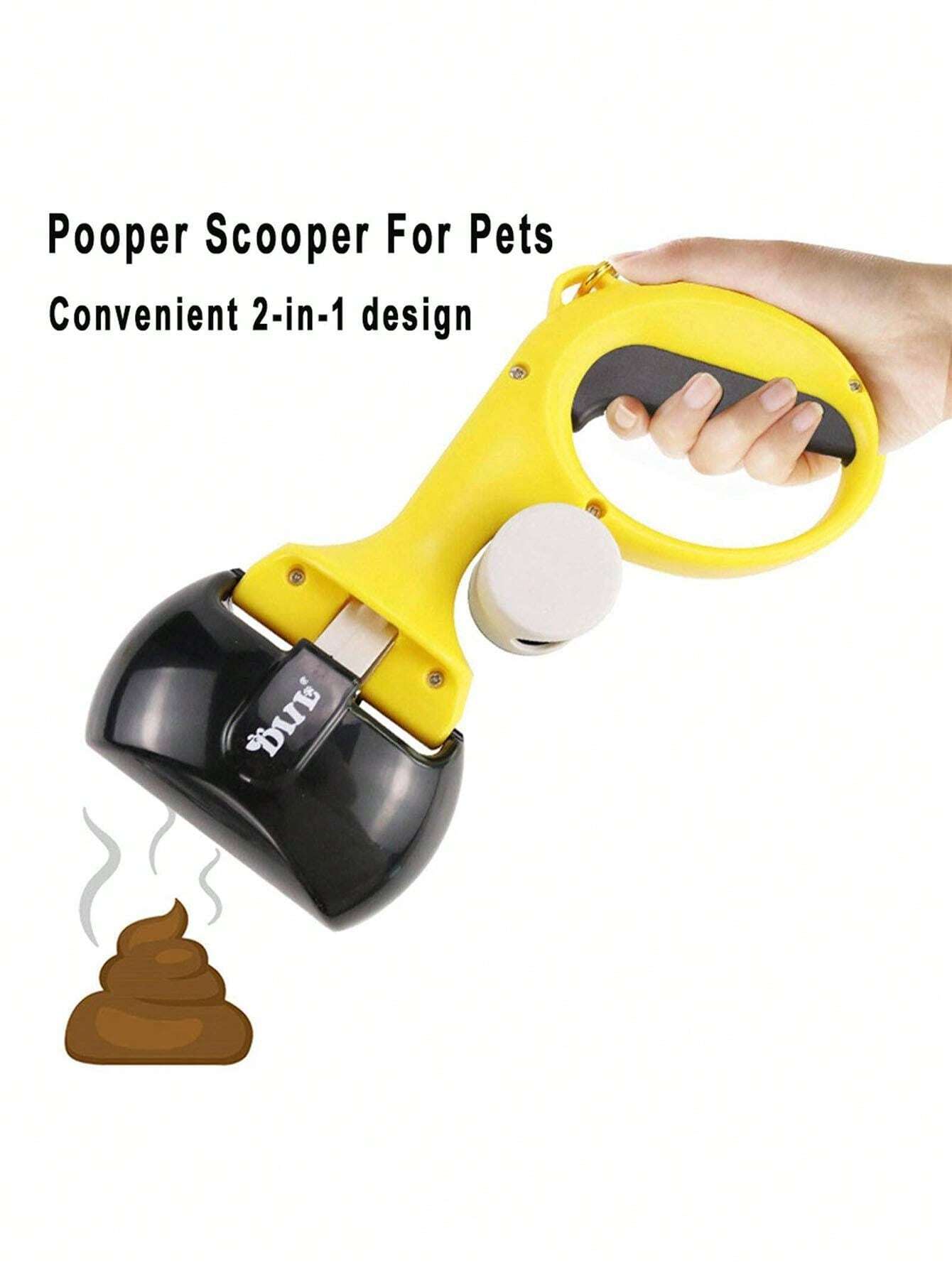 Pet Dog Pooper Scooper Portable Outdoor Cleaner Garbage Picker Poop Bag ...