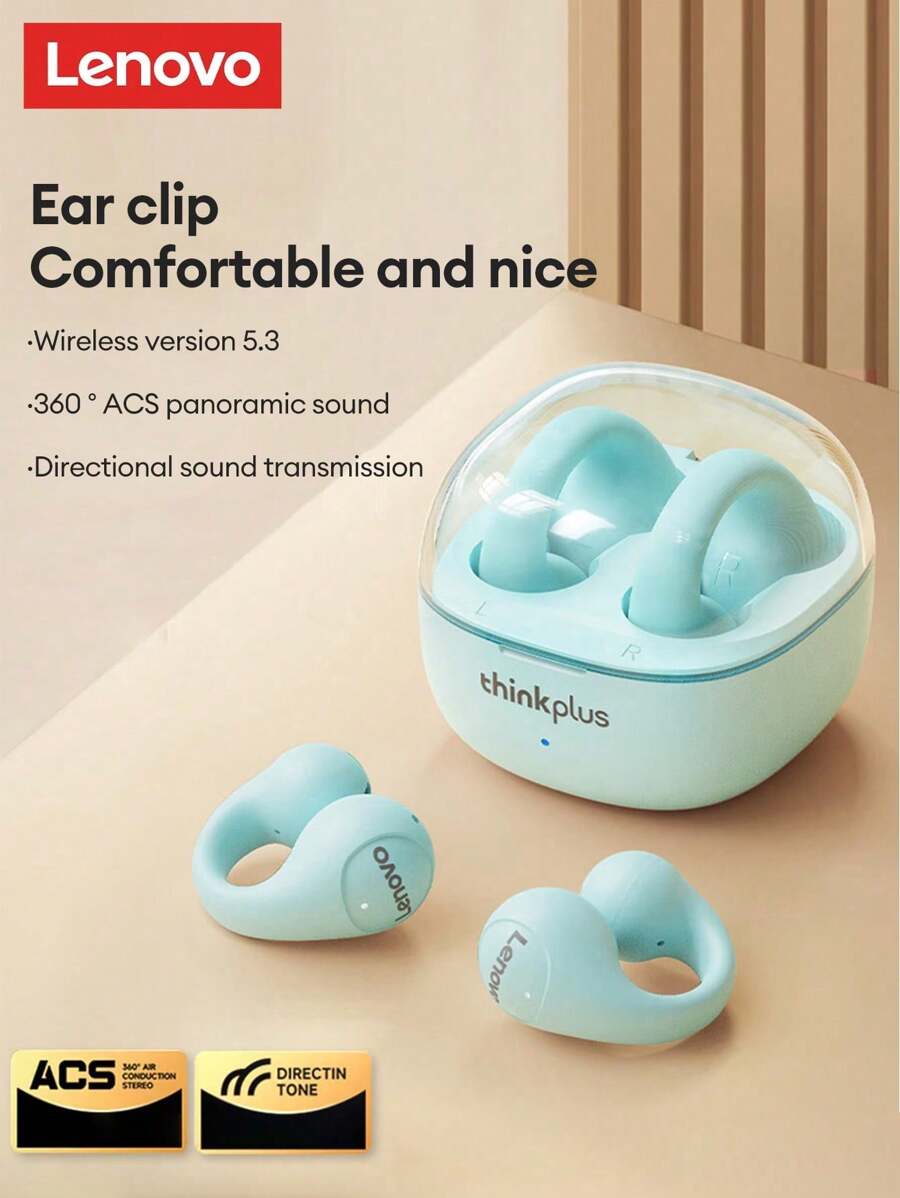 Lenovo LP13 Bluetooth Earphones With Passive Noise Cancellation, Ear ...