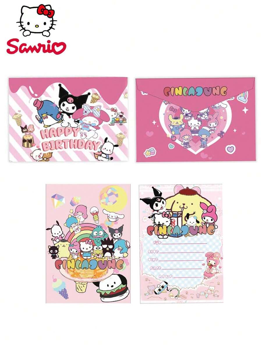 12Sets Sanrio Officially Licensed Sanrio Family Hello Kitty Kuromi ...