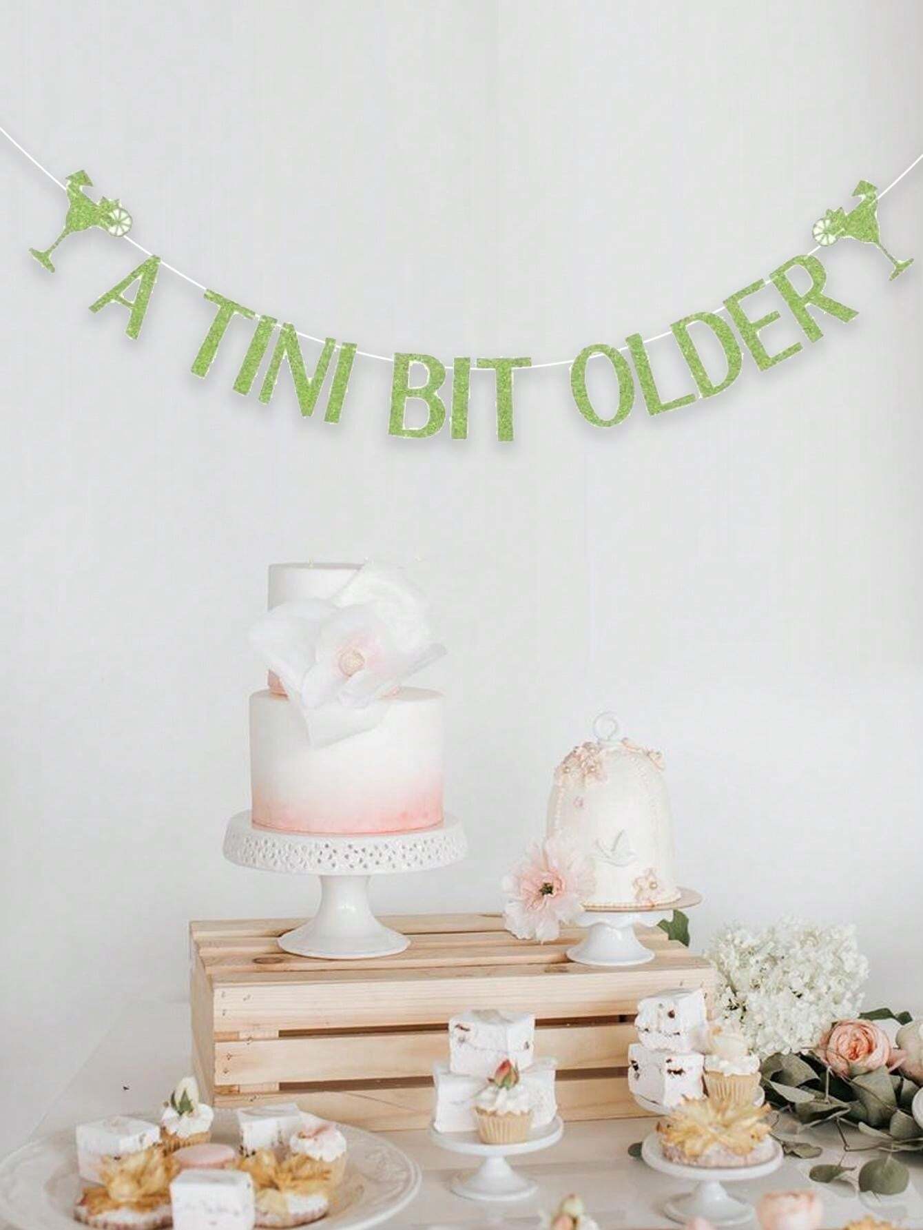 1pc A Tini Bit Older Banner Martini Bar Party Decorations Martini ...