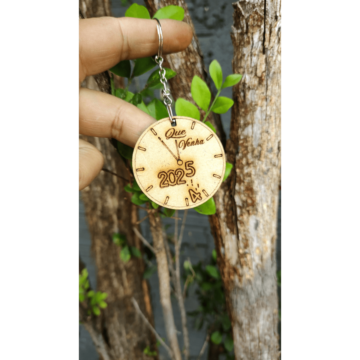 Come 2025 MDF Clock Keychain 50 Units, All Assembled, Party, Christmas ...