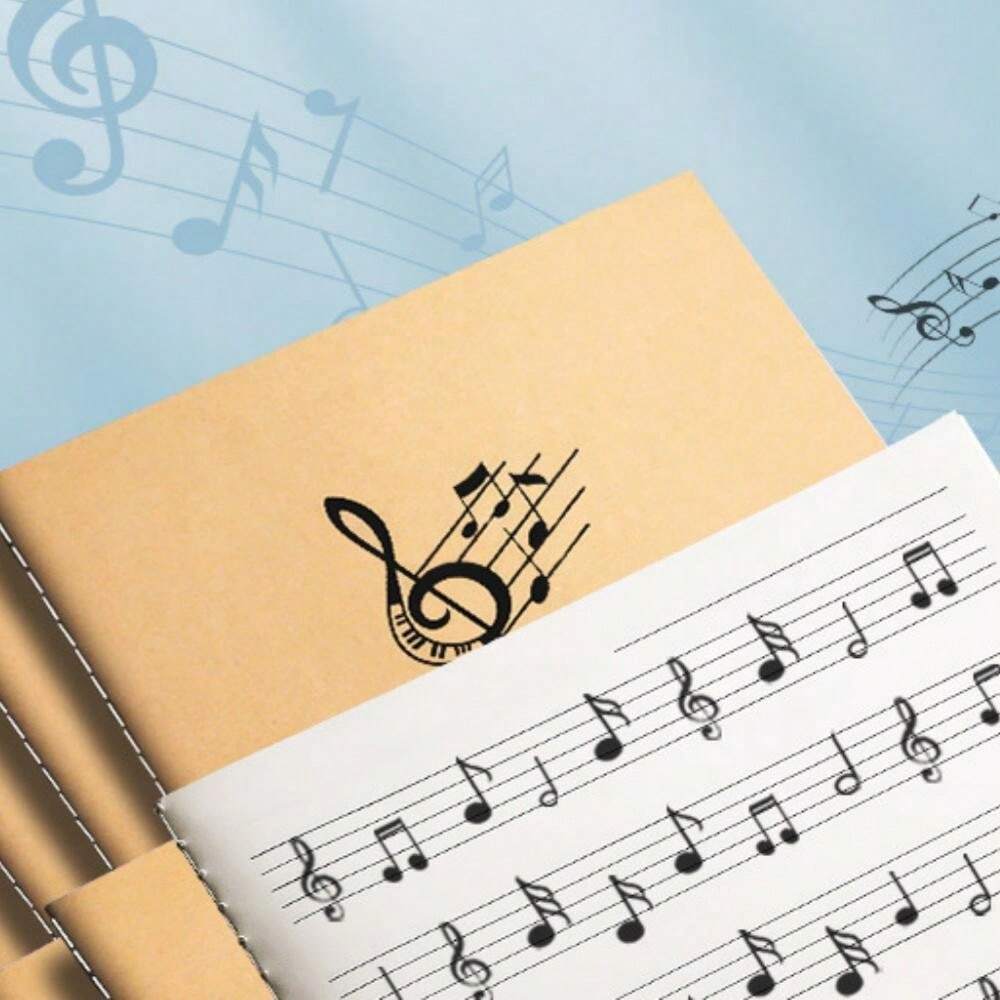 Cahier de partitions pentatonique épaissi avec son propre cahier d ...