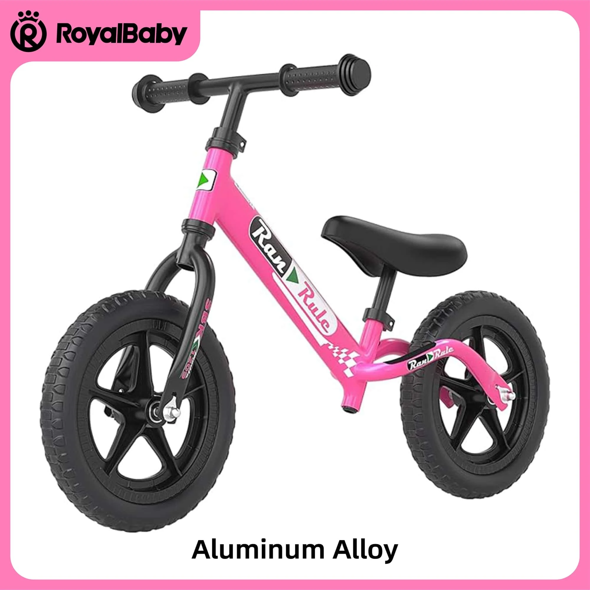 Royalbaby Freestyle Toddlers Balance Bike Kids Learning Bicycle 12 Inch ...