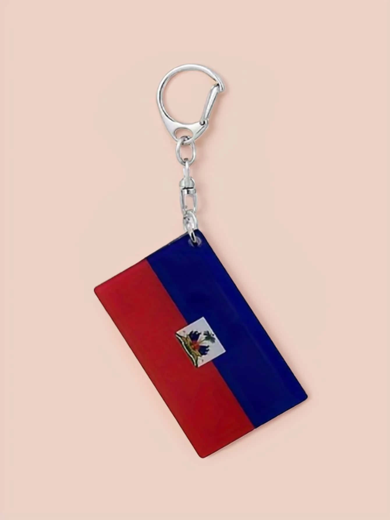 1/4pcs National Flag Design Casual Acrylic Key Chain, Double-Sided ...