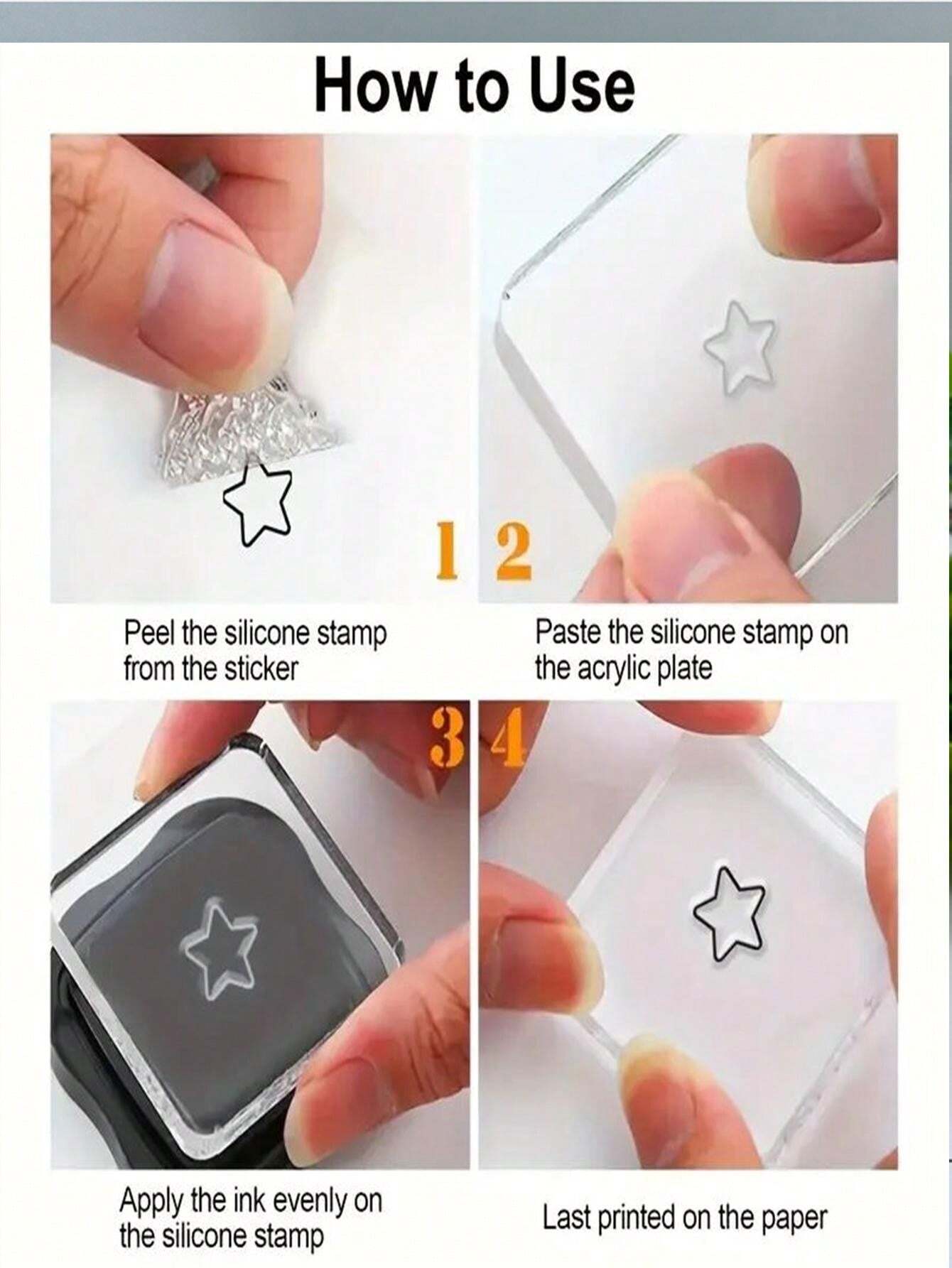 1 Transparent Rubber Stamp Retro Rubber Transparent Card Graduation ...