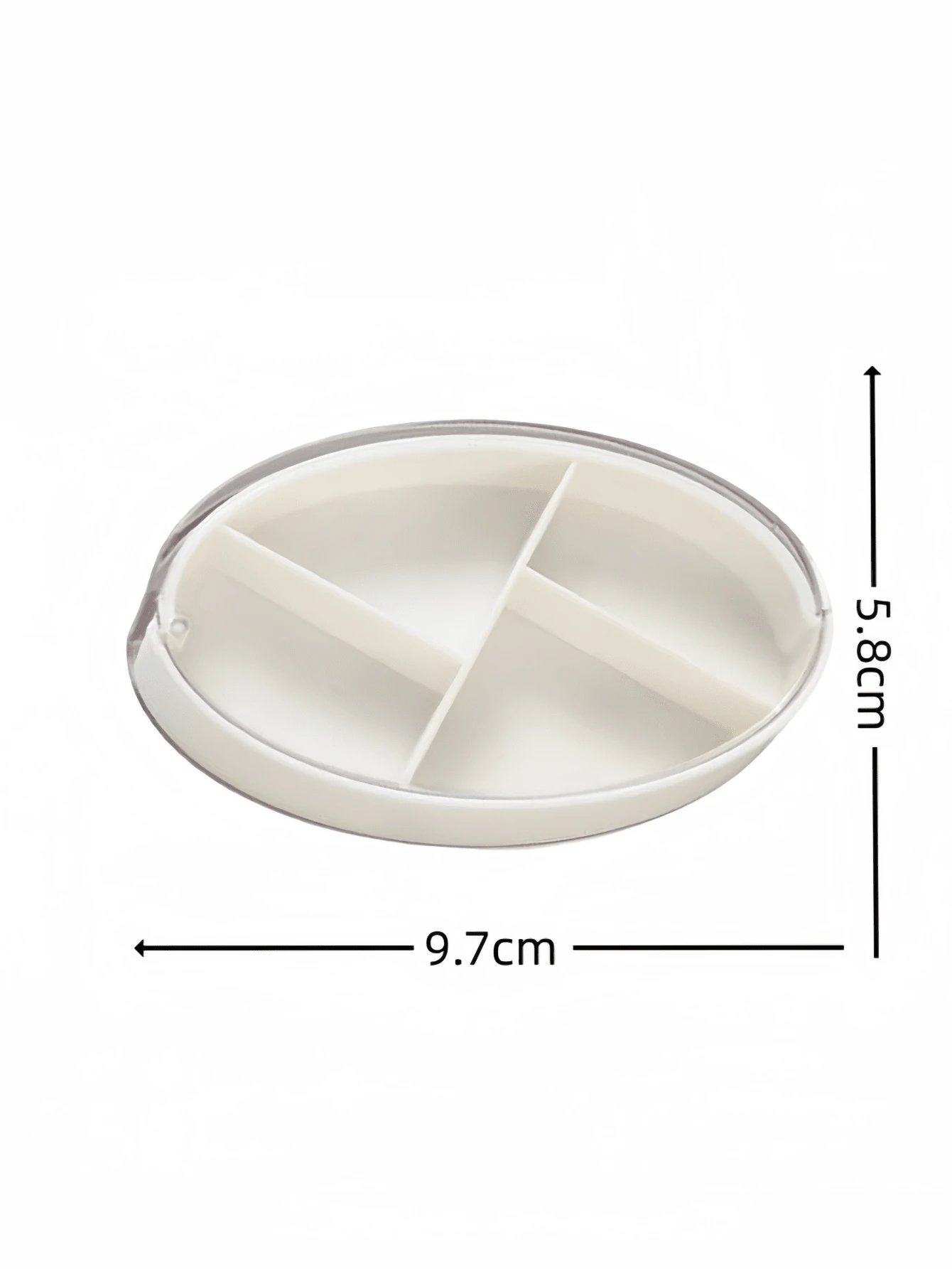 Rotate The Opening And Closing Of The Portable Small Pill Box, 4 ...