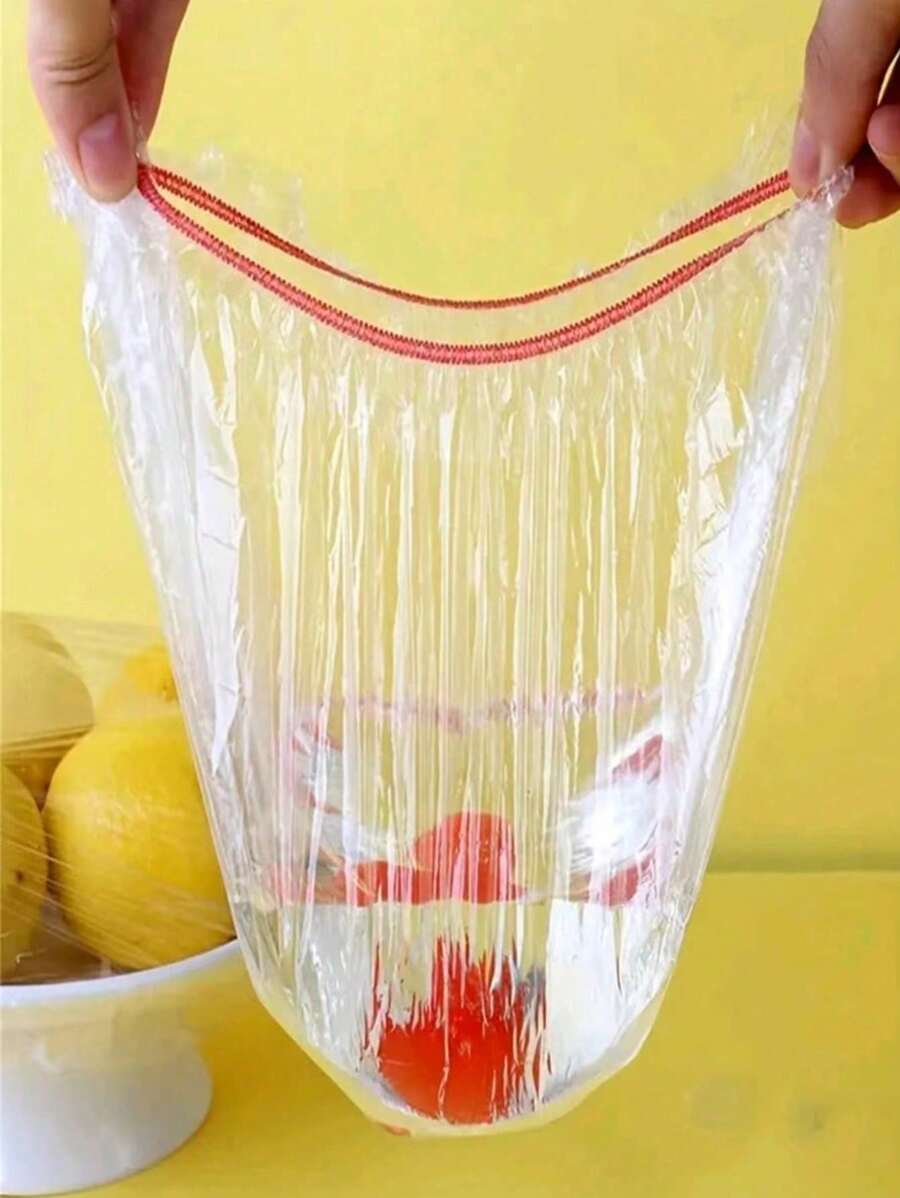 100pcs,Disposable Plastic Wrap Color Packaging Preservation And ...