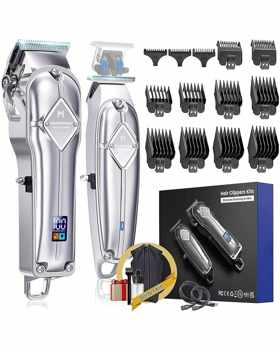 KIPOZI Limural PRO Professional Hair Clippers And Trimmer Kit For Men ...