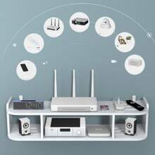 Wall Mounted Shelf, Non Perforated Router Storage, WiFi Wall Mounted ...