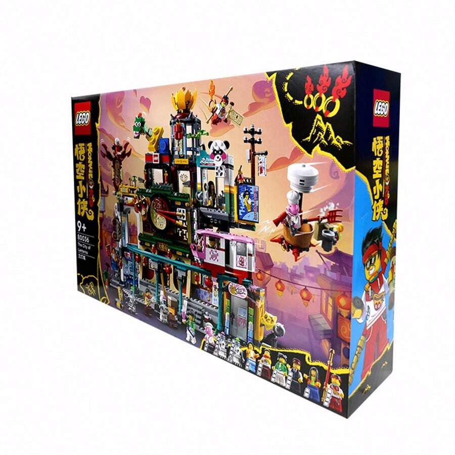 LEGO 80036 Blocos de Construção com Vista da Rua Xiaoxia da Cidade de ...