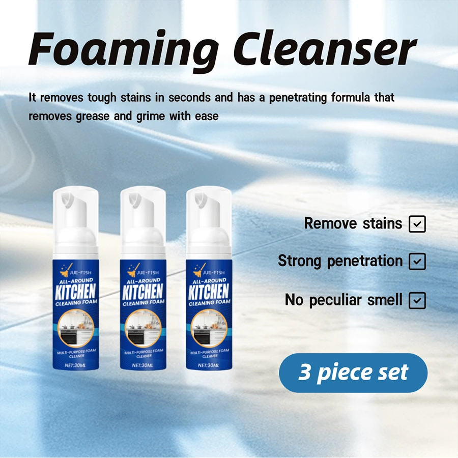 Kitchen Foam Cleaner Easily Removes Heavy Oil Stains From Kitchen ...