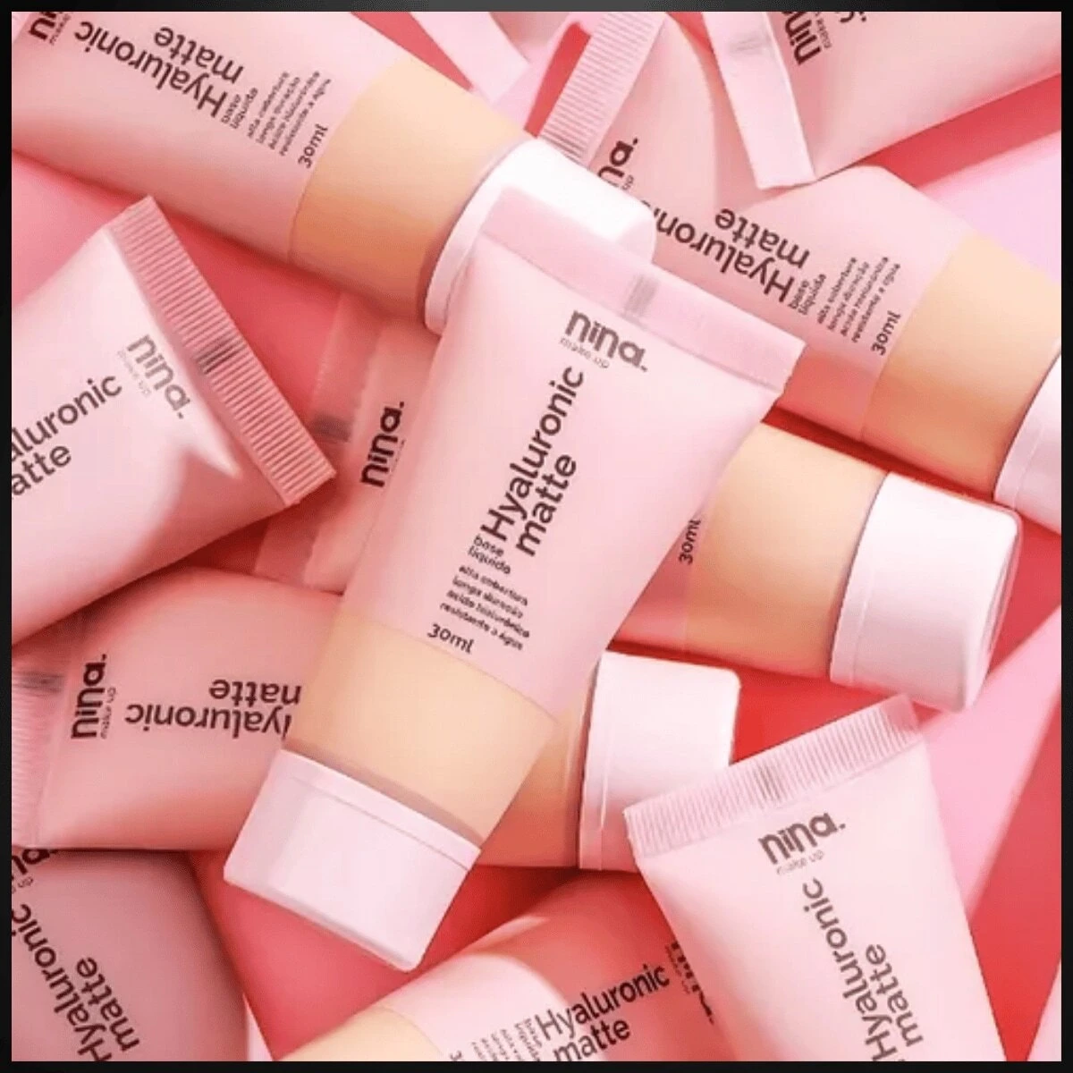 Base Liquida Hyaluronic Cor :04 De Maquiagem Nina Make Up | SHEIN Brasil