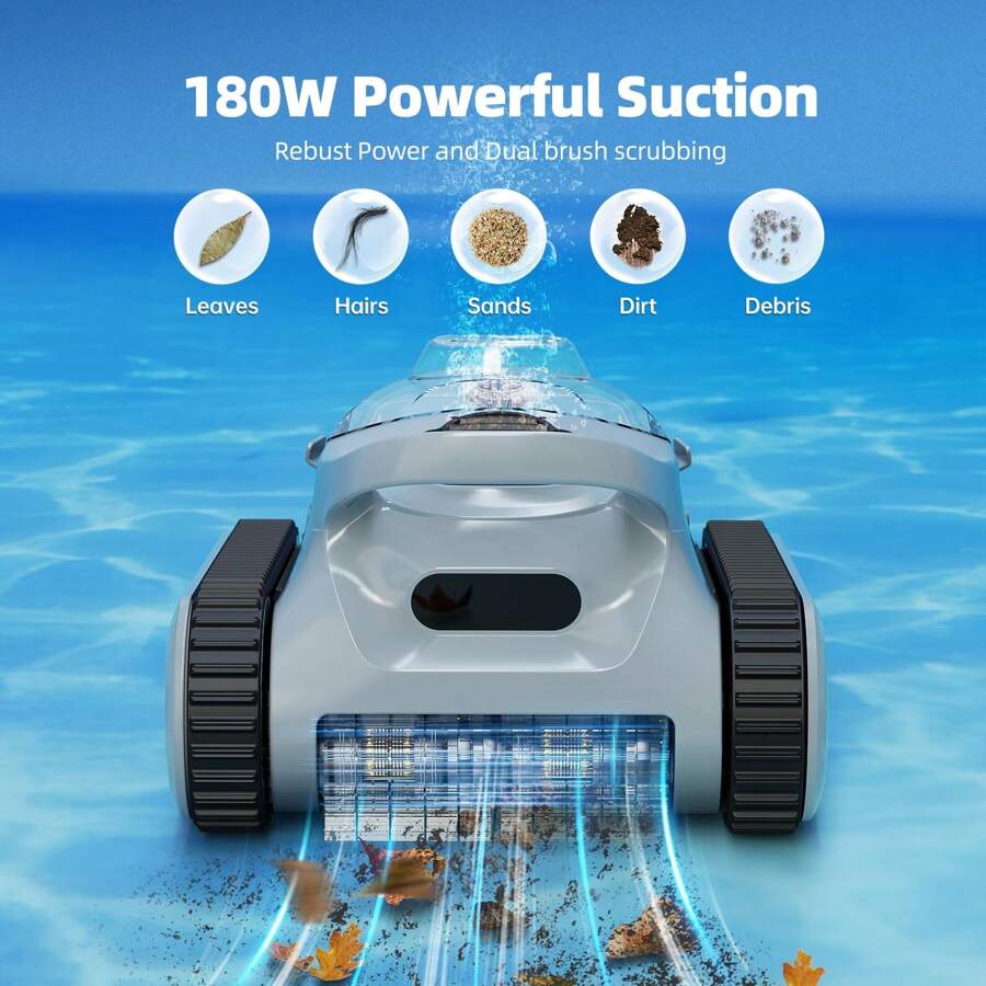 Seauto Crab Pool Vacuum For Inground Pools: Grennix Crab Pro Cordless ...