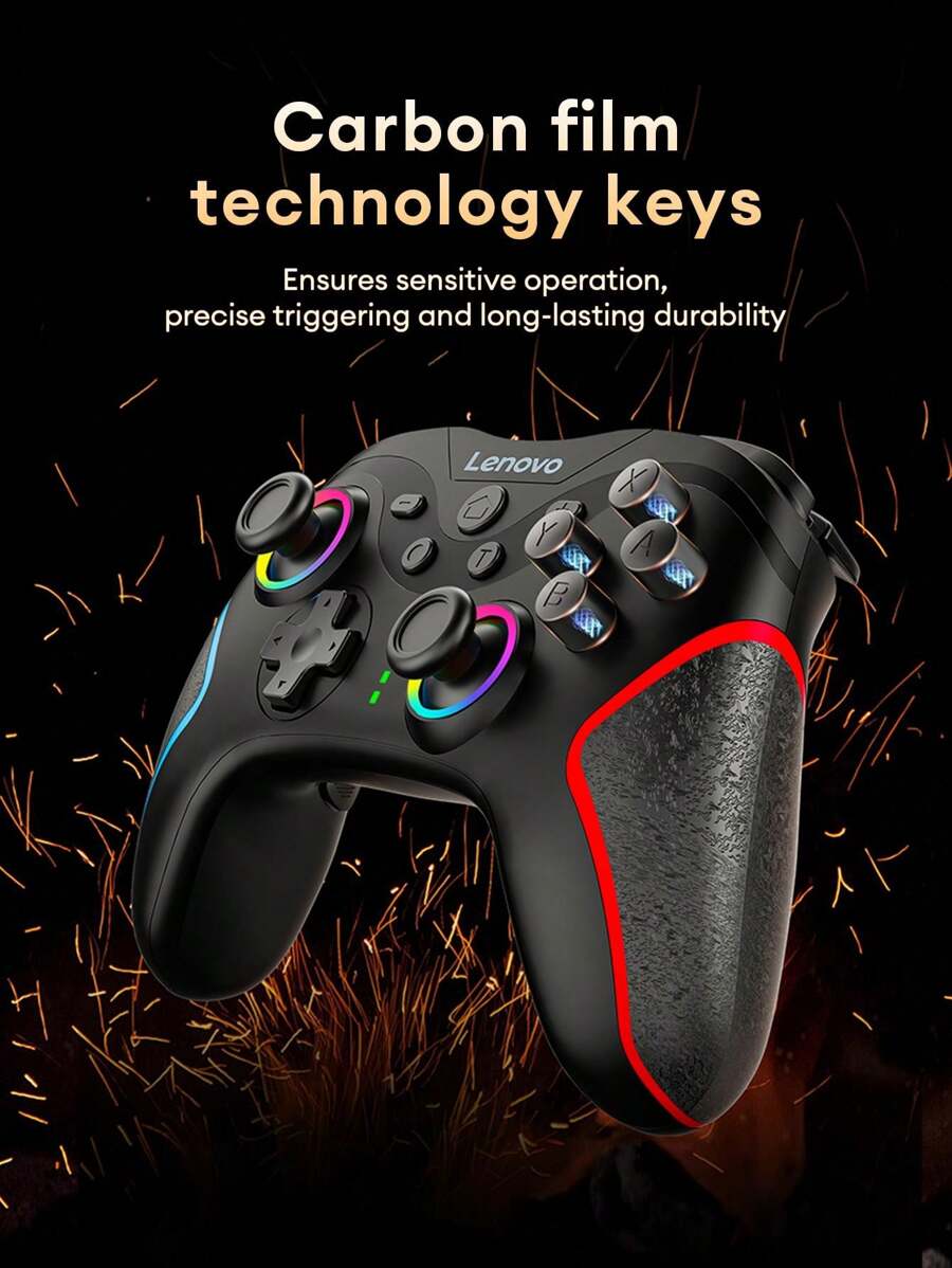 S01 Black Wireless Gaming Controller, Switch/Steam Controller With HD ...