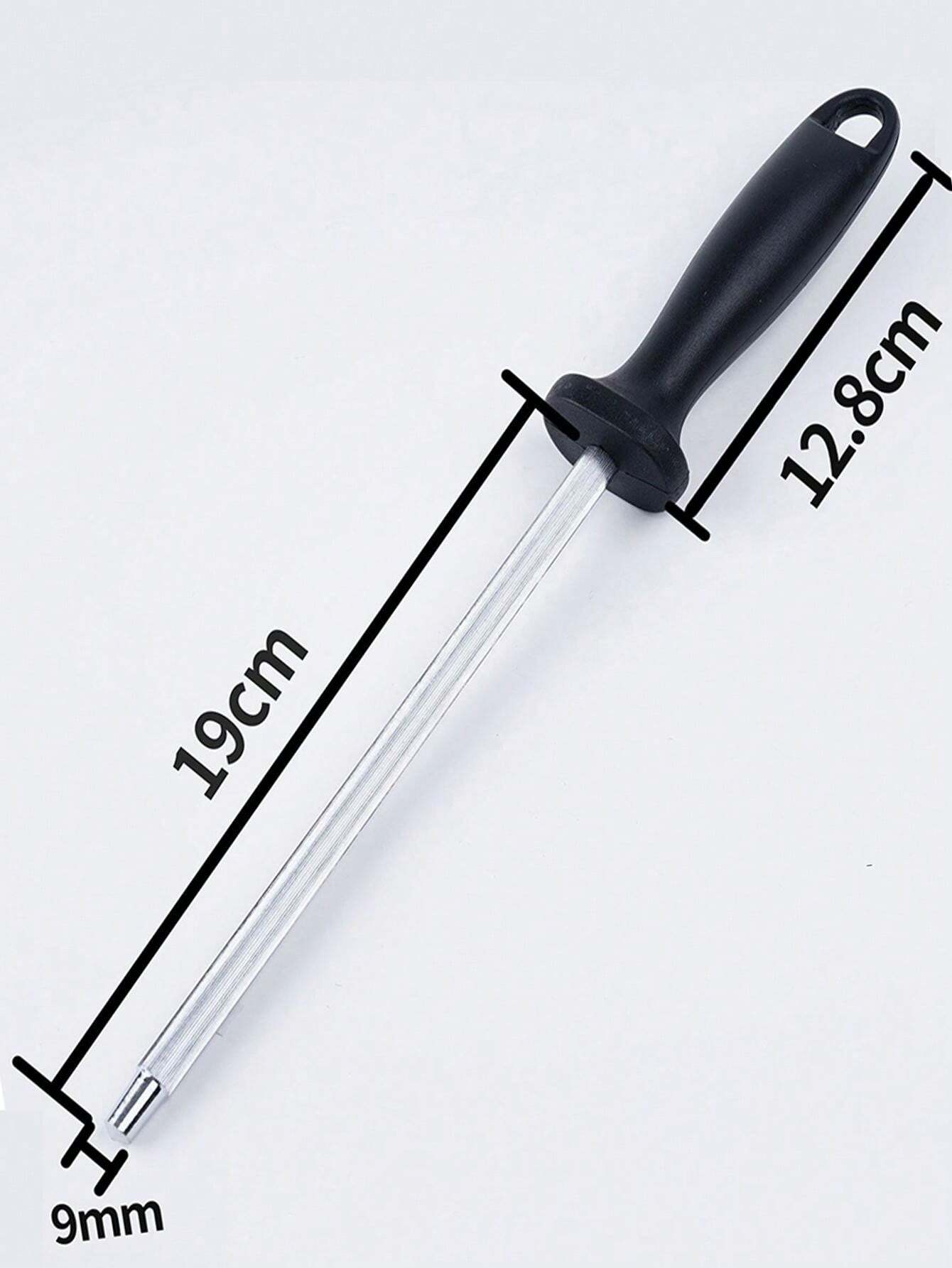 High Hardness Carbon Steel Handheld Knife Sharpener Rod, Butcher's ...