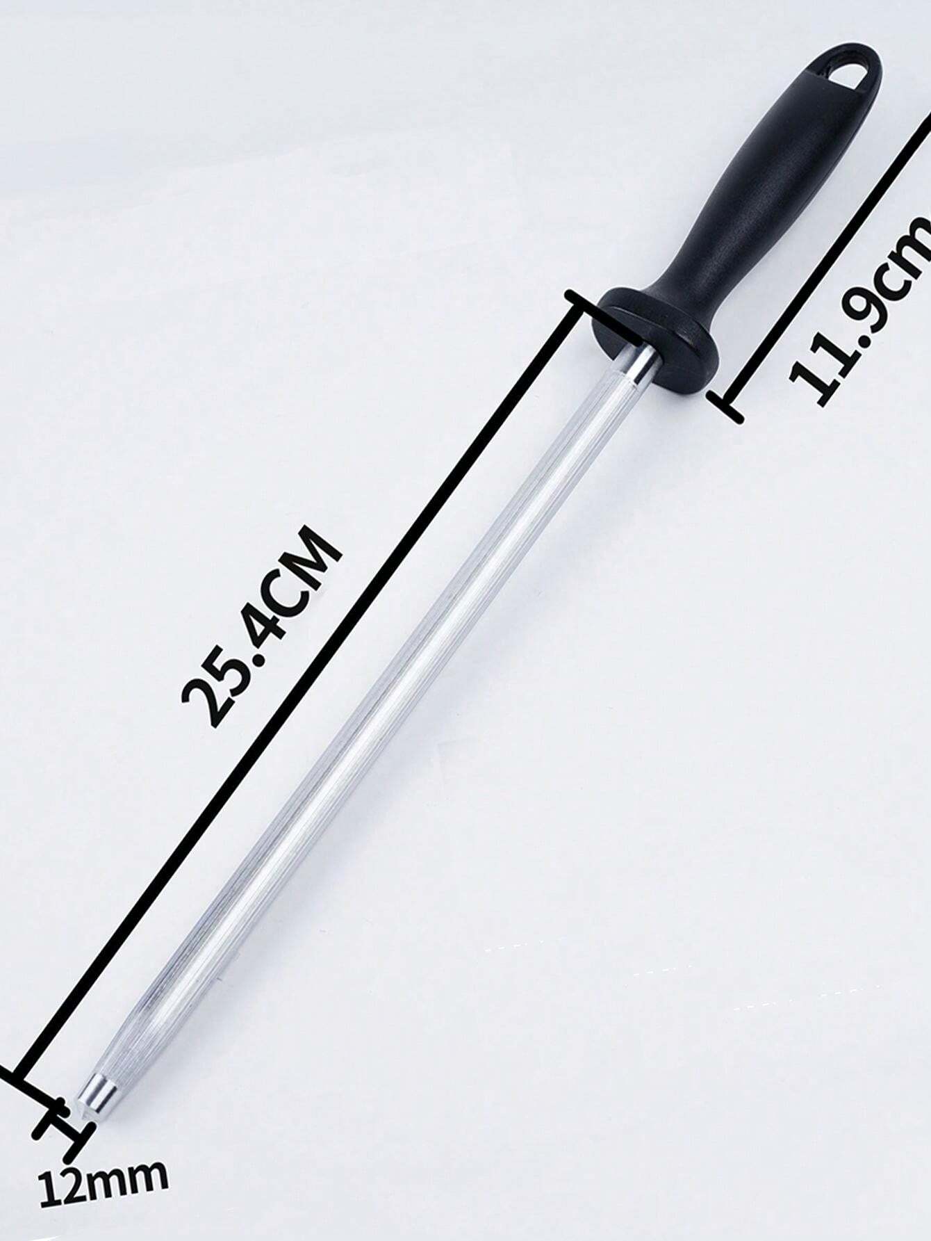 High Hardness Carbon Steel Handheld Knife Sharpener Rod, Butcher's ...