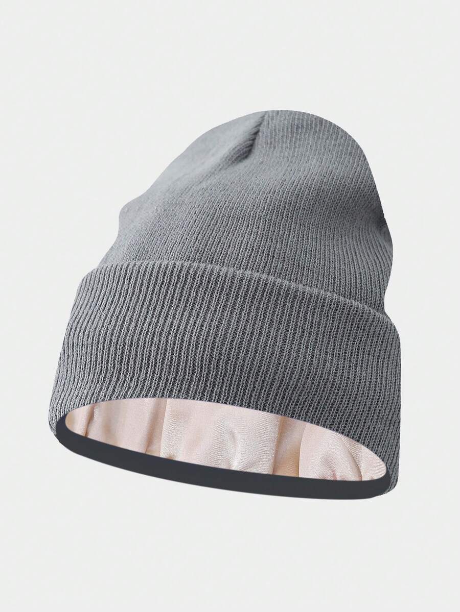 Women'S Silky Satin Beanie -Anti-Static, No Frizz, Tangle-Free KnitCap ...