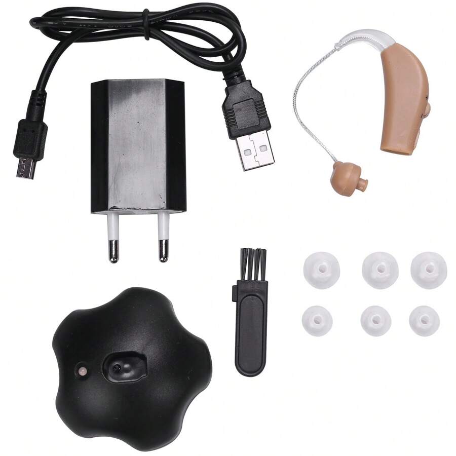 New Rechargeable Ear Hearing Aid Mini Device Amplifier Digital Aids ...