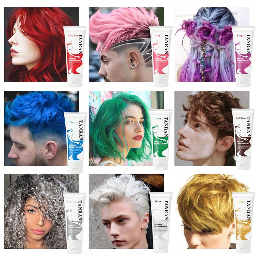 Temporary Silver Gray Hair Spray Color Luxury Coloring Mud Grey Hair ...