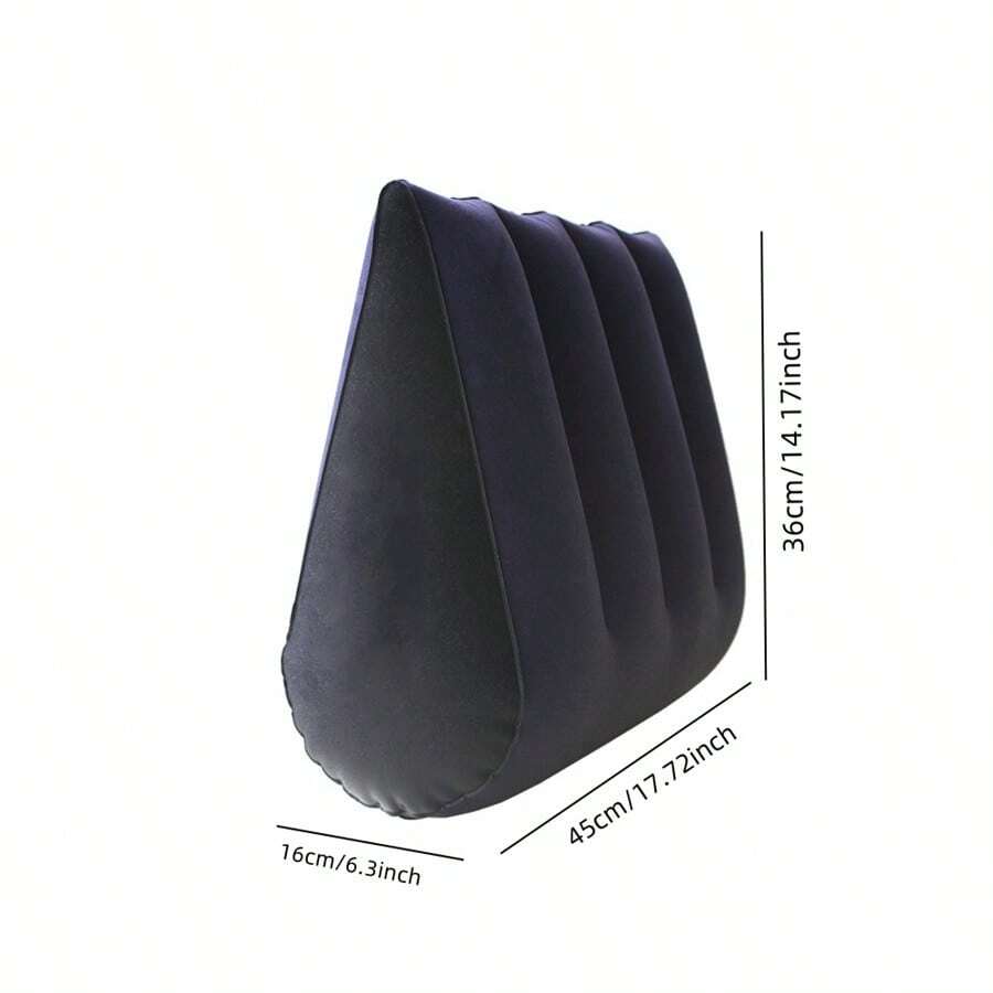1pc Blue Inflatable Travel Wedge Pillow With Multiple Functions ...