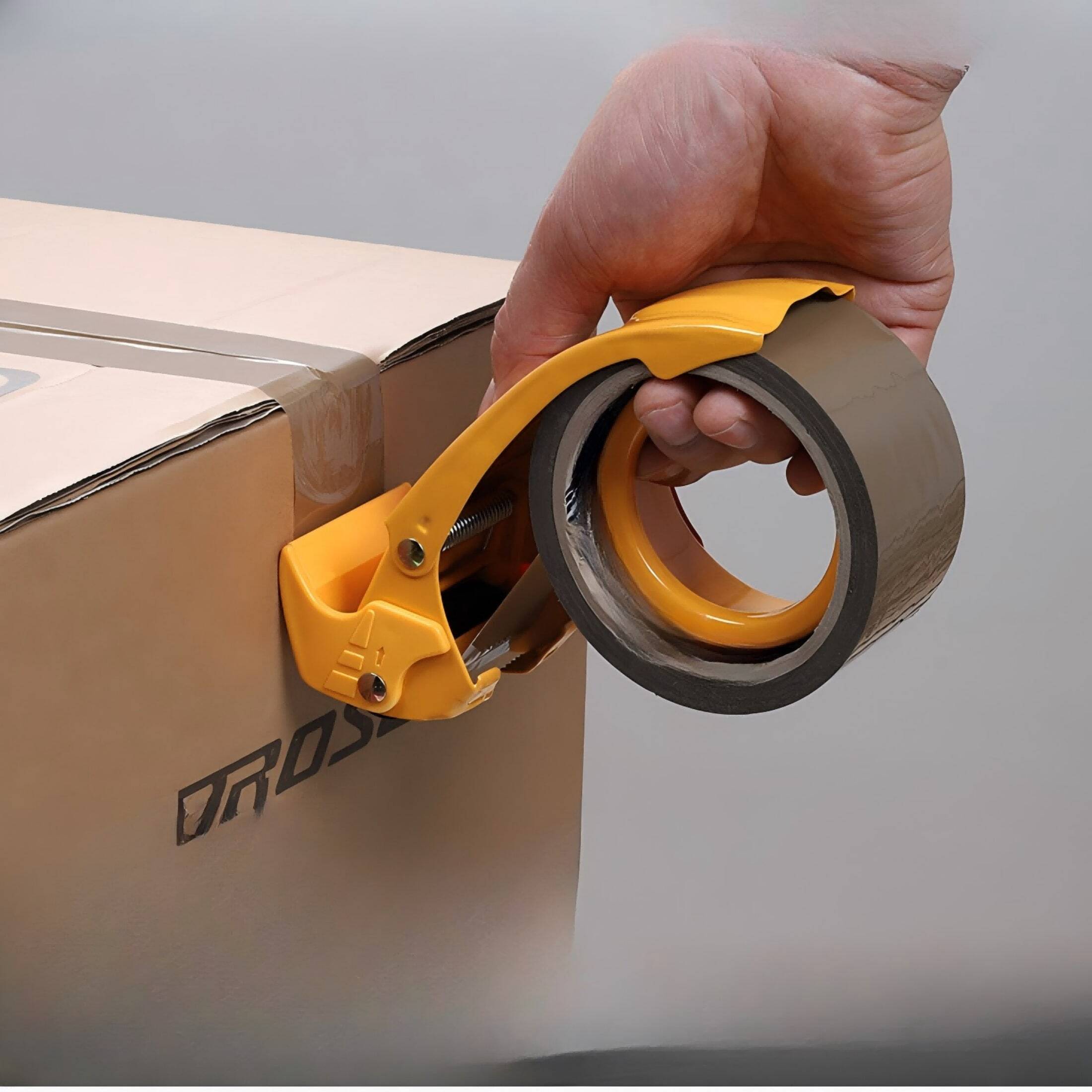 Ergonomic Packing Tape Dispenser: Lightweight, Handheld, Heavy Duty ...