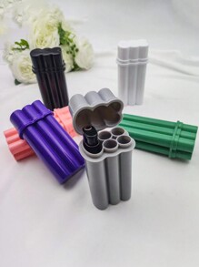 1pc Integrated Flip Top Cigarette Case With 4 Holes And Lighter Storage ...