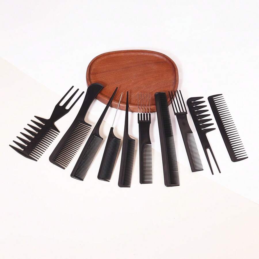 10pcs Professional Comb Set, Hairstylist's Professional Styling Comb ...