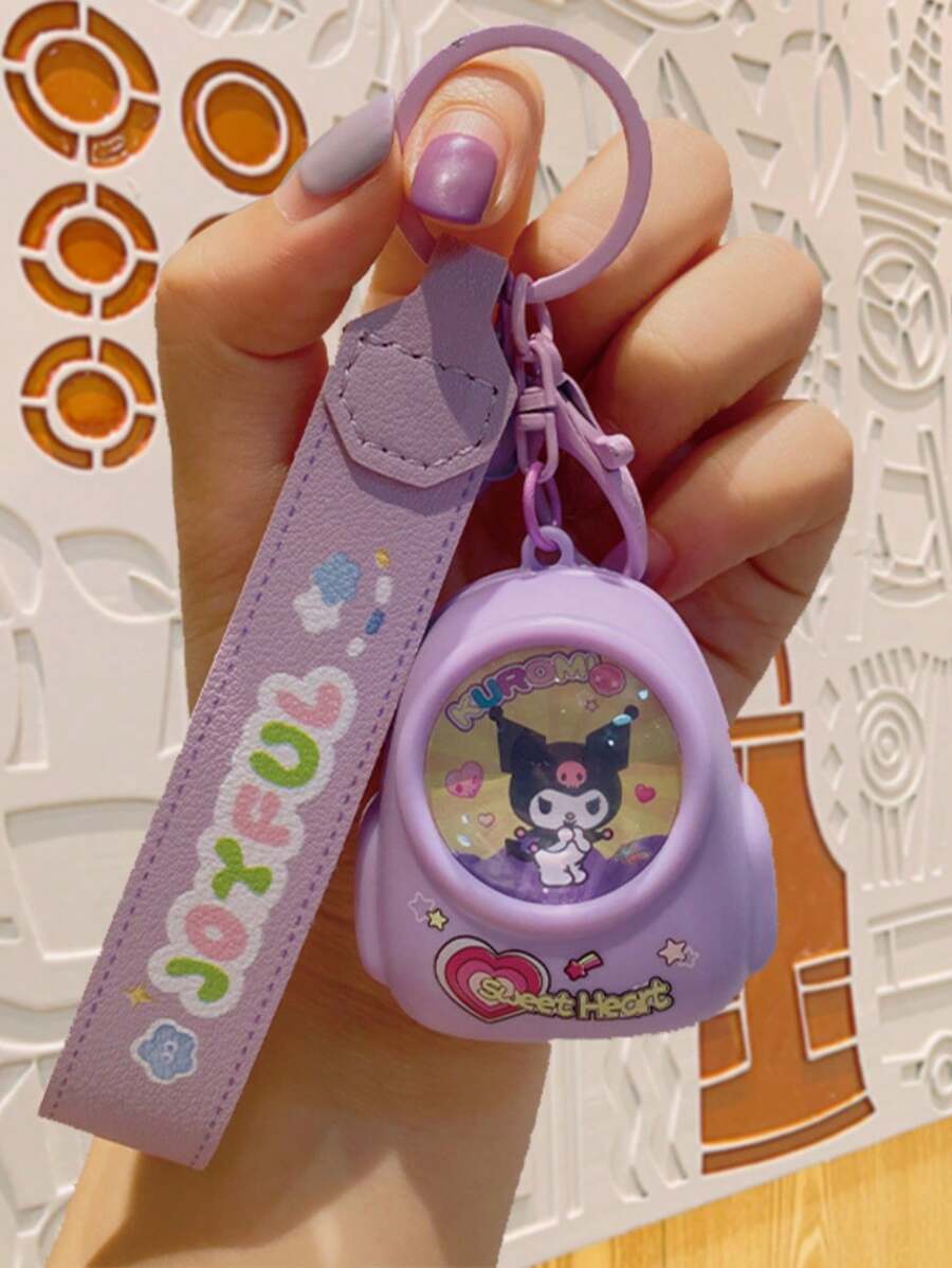 Miniso 1pc Cartoon Sanrio Purin Keychain, Kuromi Backpack Charm, Melody ...