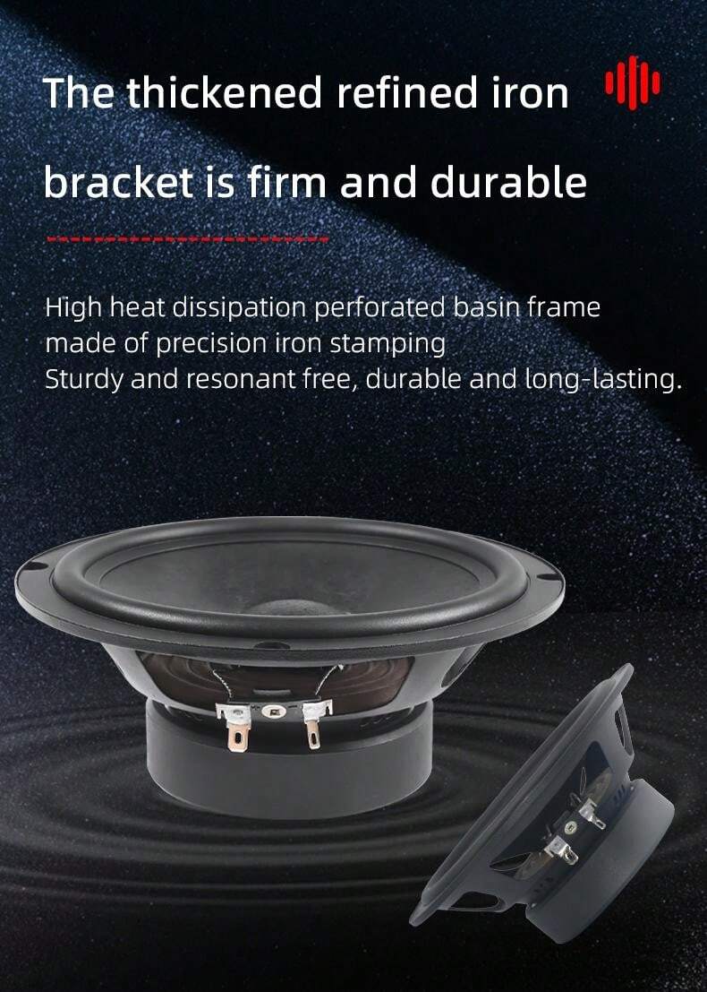 Haut-parleur pleine gamme audio de voiture, haut-parleur de fréquence ...