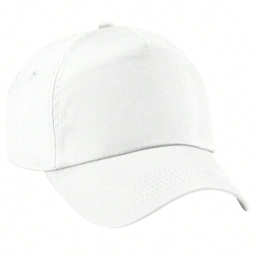 Beechfield Beechfield Unisex Plain Original 5 Panel Baseball Cap (White ...