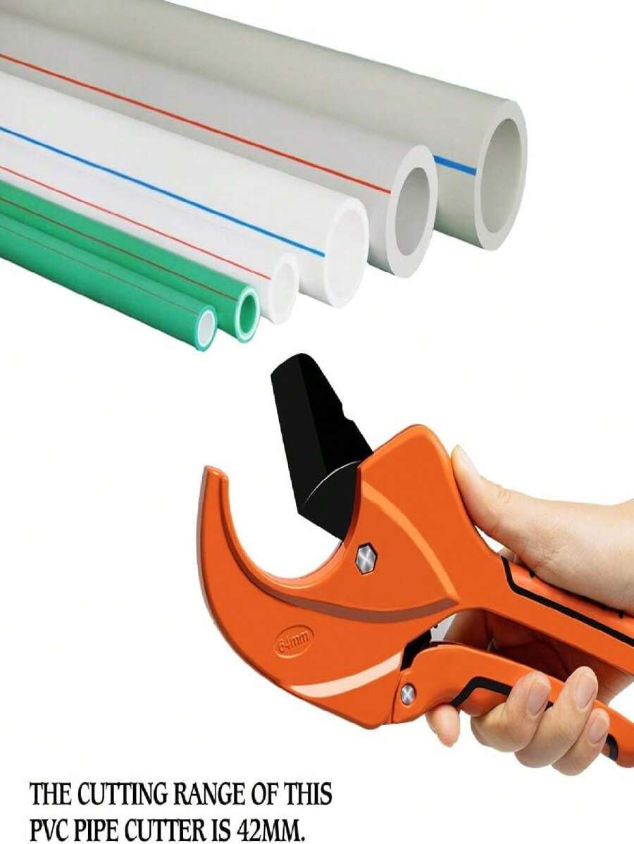 AIRAJ Pro Plastic Hose & Pipe Cutter 64mm - Ratchet Type PVC Vinyl Pipe ...