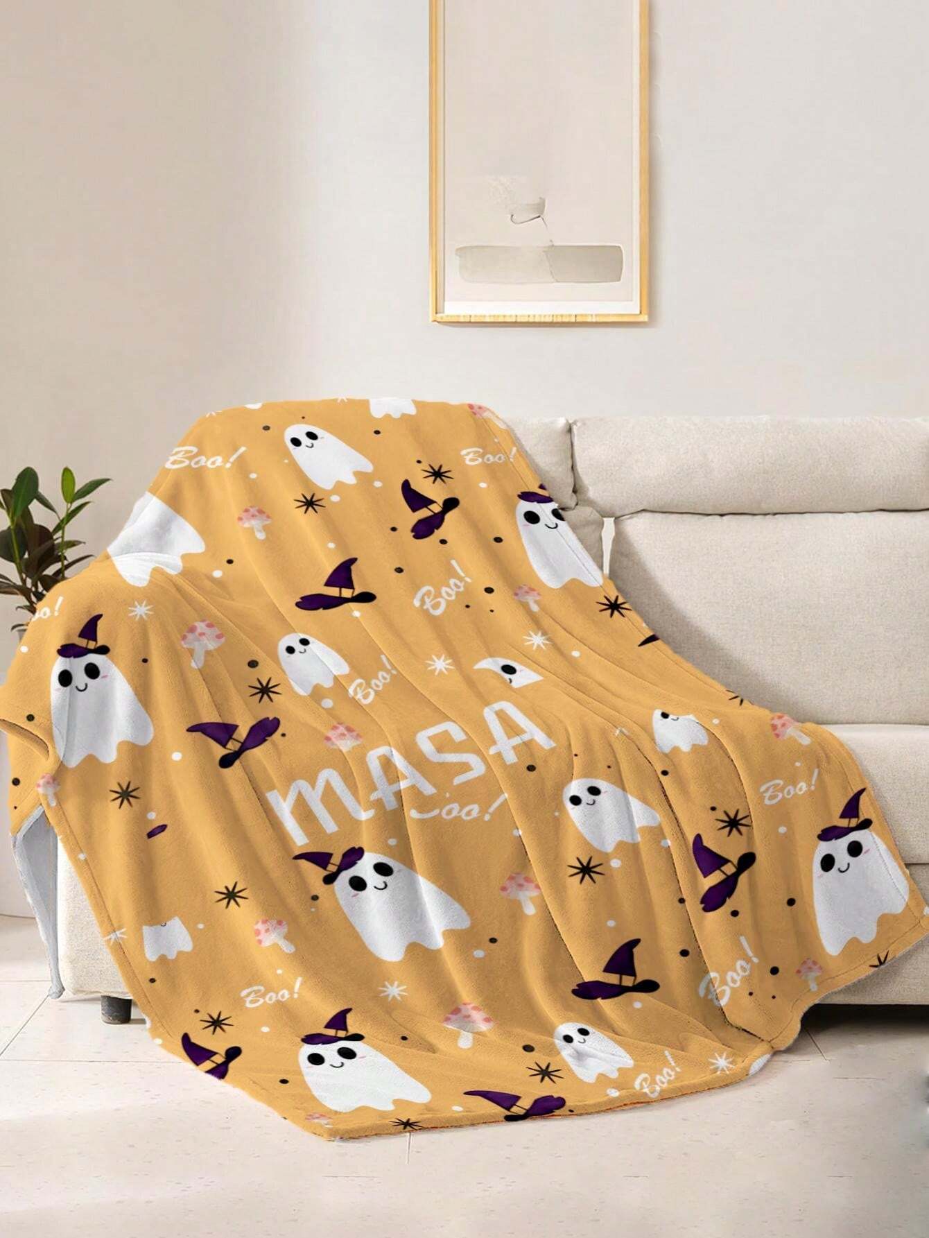 Personalized Monster Family Blanket, Custom Kids Name Grandma's Little ...