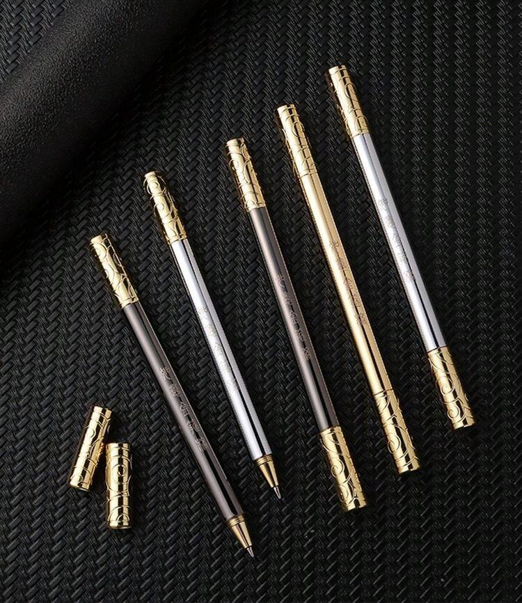 Bolígrafo de bola de latón con el bastón dorado del Rey Mono mítico ...