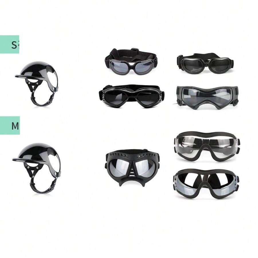 Motorcycle Dog Helmet With Ear Hole Pet Helmet Puppy Helmet Dog Cap Dog ...