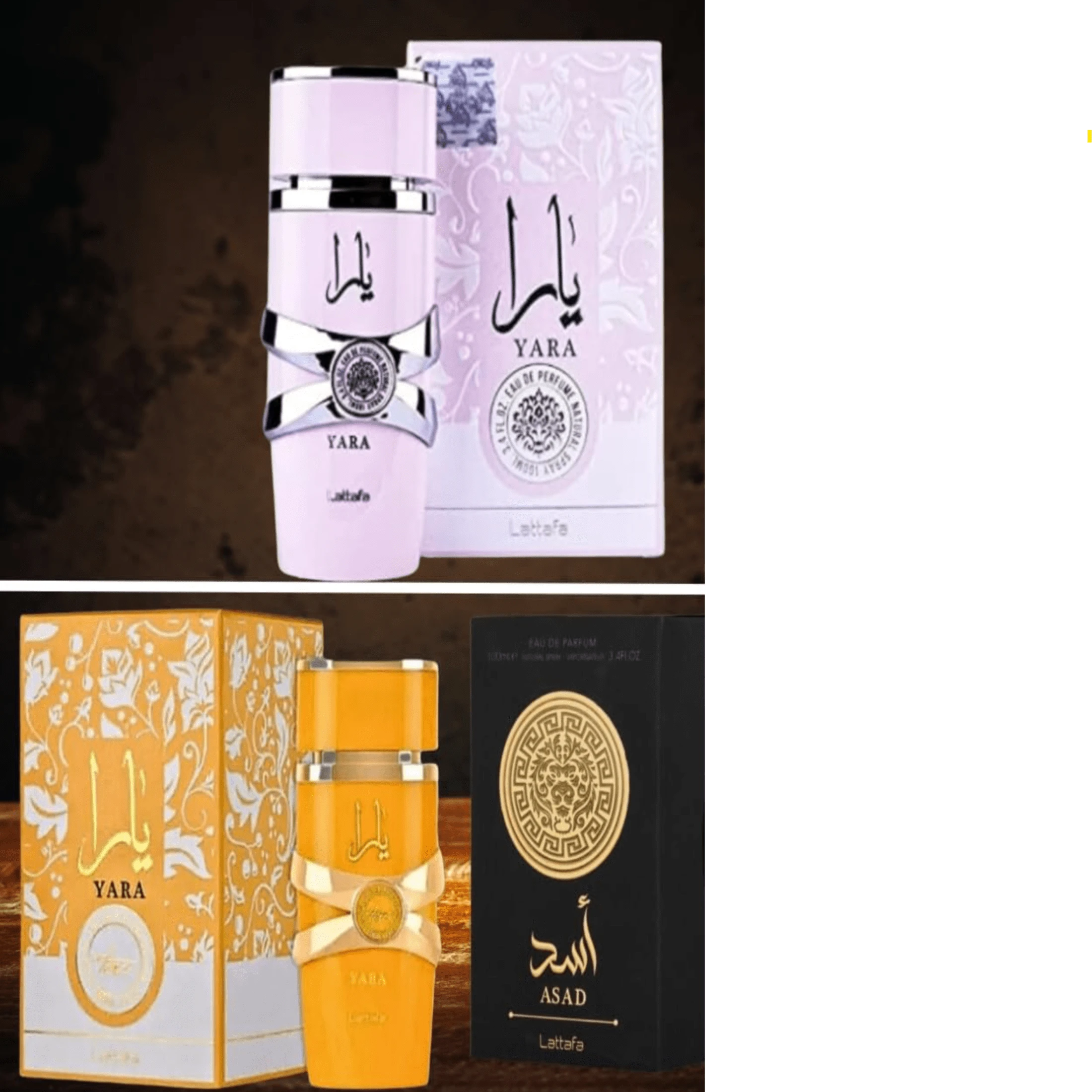 Lattafa Lattafa For Unisex 3 Piece Eau De Parfum Gift Set (Yara For ...