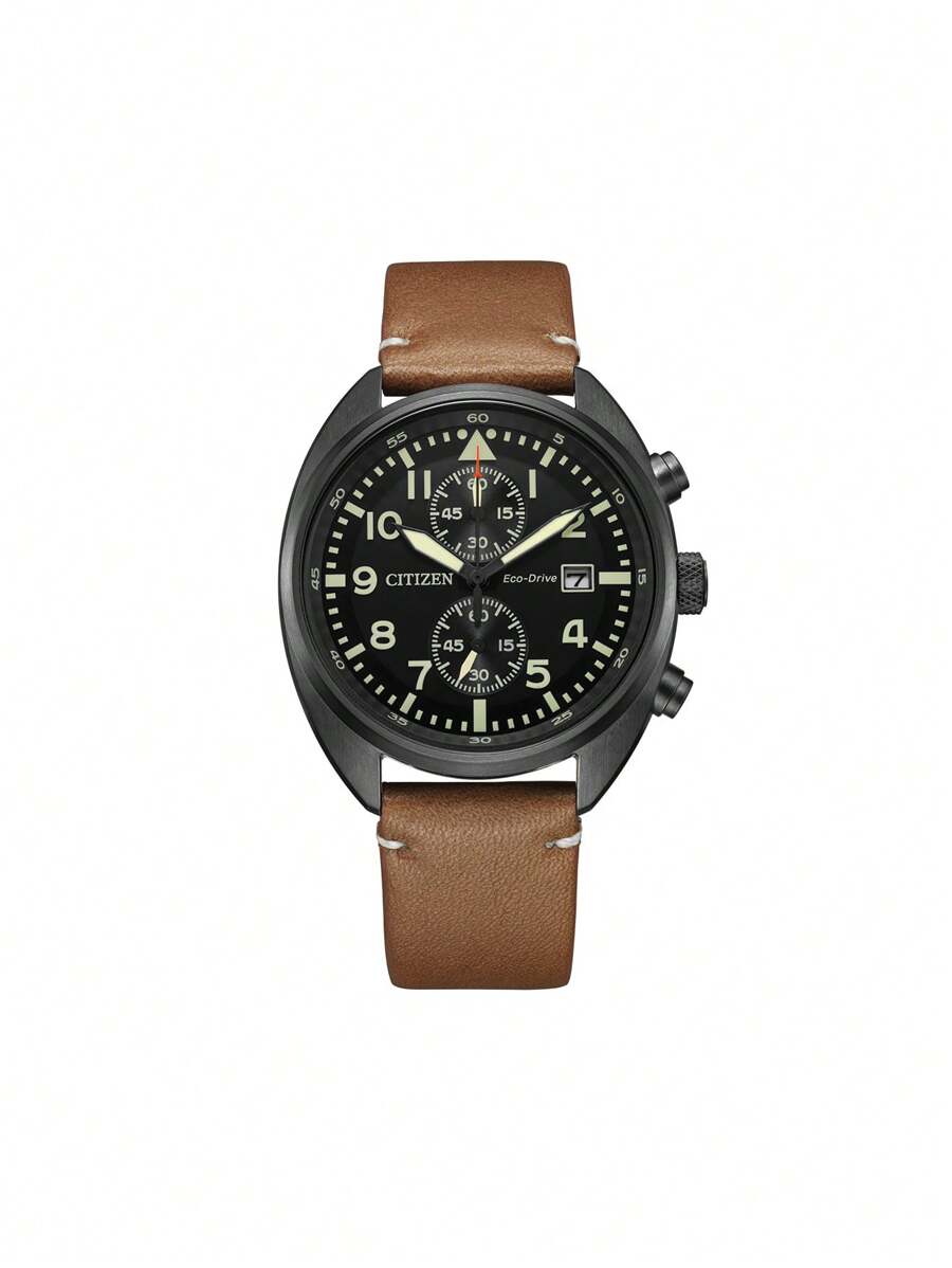 CITIZEN Men's Chronograph Black Watch NEW CA7045-14E | SHEIN