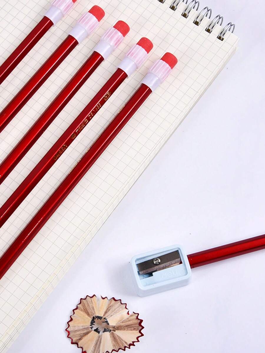 10 Packs - Large Rubber Head Learning Office Writing 2B Pencil ...